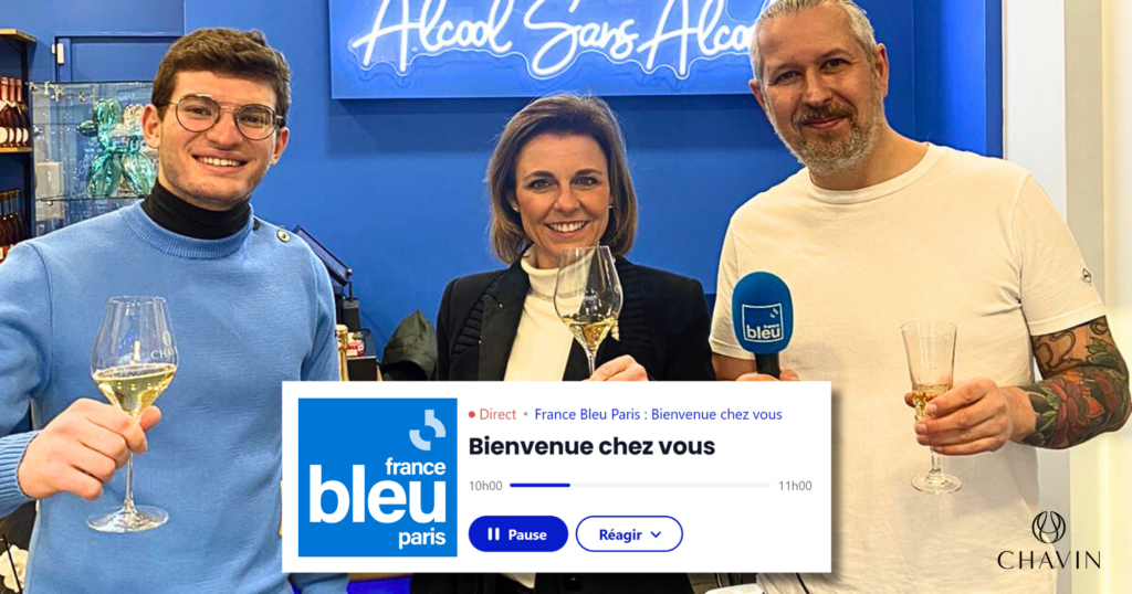 Mathilde Boulachin au micro de France Bleu Paris - Pierre Chavin